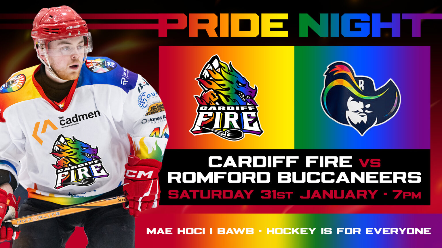 Fire's fifth annual Pride Night confirmed for Saturday 31st January ...